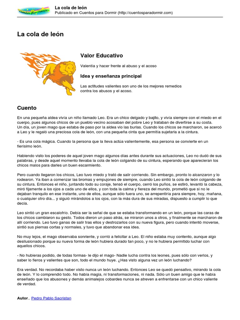 La Cola de León | PDF