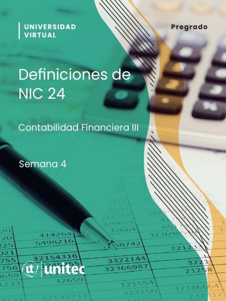Definiciones de NIC 24 | PDF | Contabilidad financiera | Contabilidad