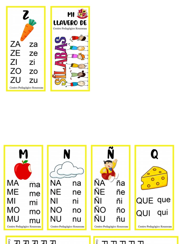Llavero de Silabas | PDF