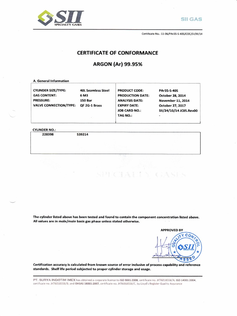 Coc Ar35 40L 11-06-Xi-14 | PDF