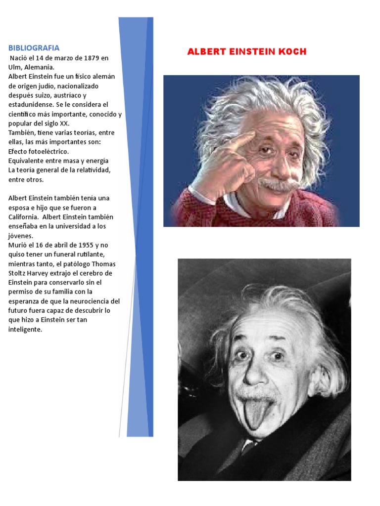 Bibliografia de Albert Einstein para e Colegio | PDF