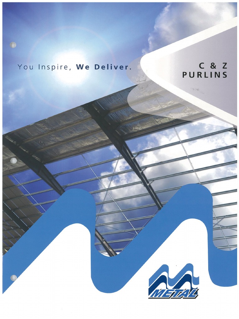 C&Z - Purlins Catalog MMetal | PDF
