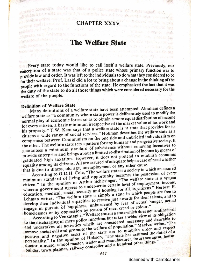Welfare State | PDF