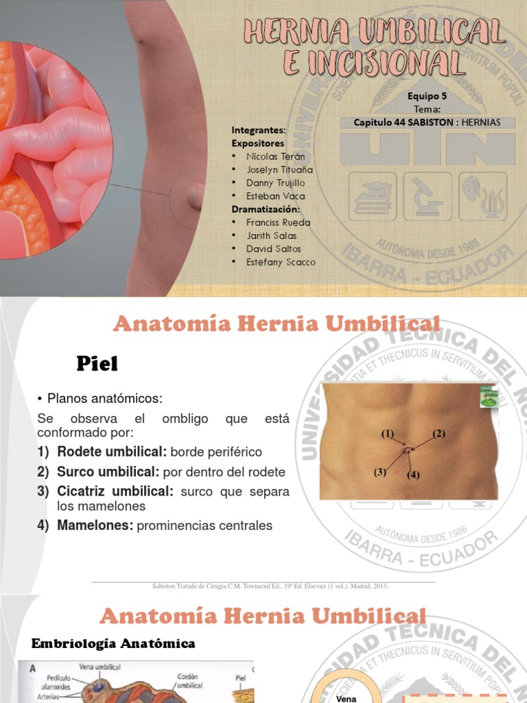 Grupo 5 - Hernia Umbilical e Incisional | PDF | Abdomen | Causas de la muerte