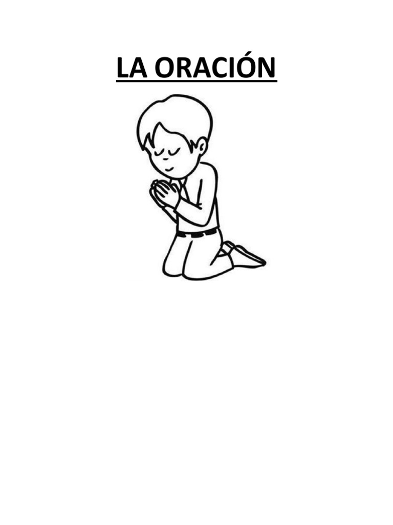Paginas Para Colorear De La Oracion Del Señor Rezar Con Rosario