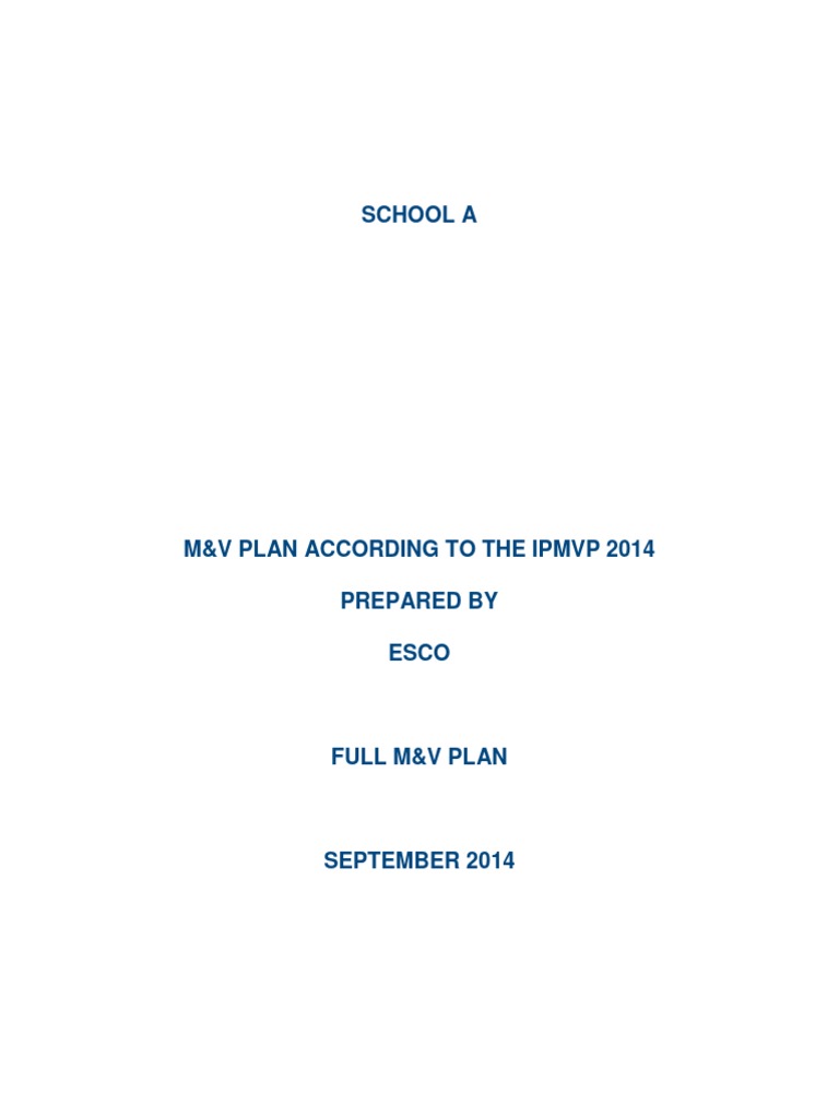 MV Plan - School | PDF