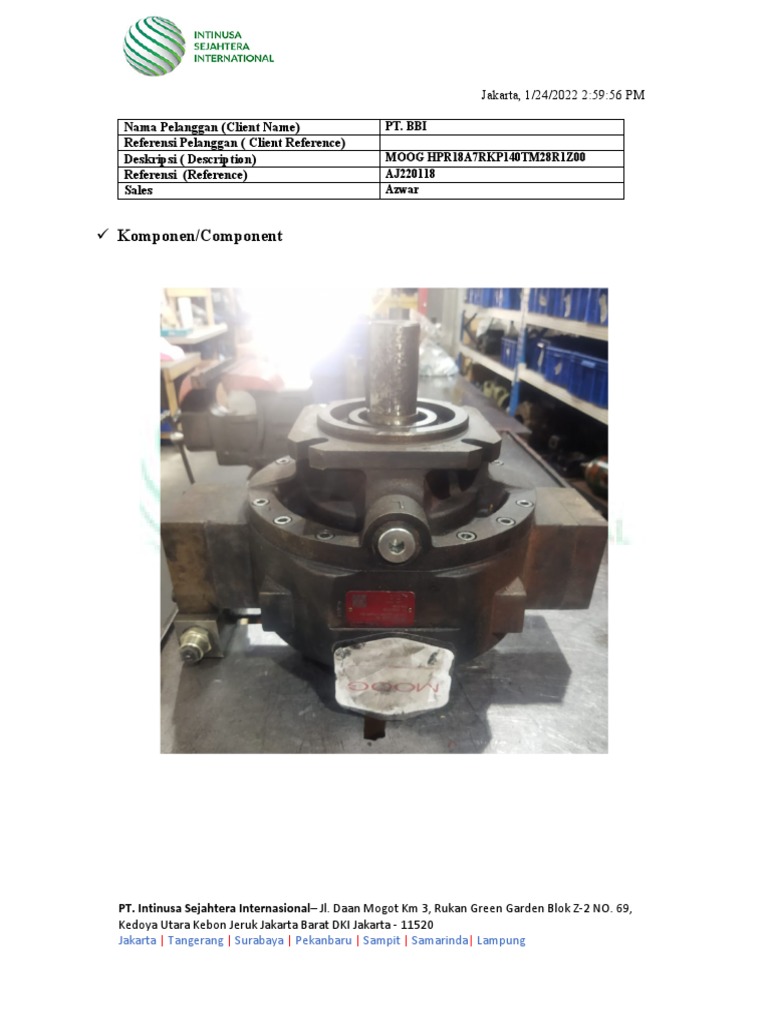 Moog Hpr18a7rkp140tm28r1z00 | PDF