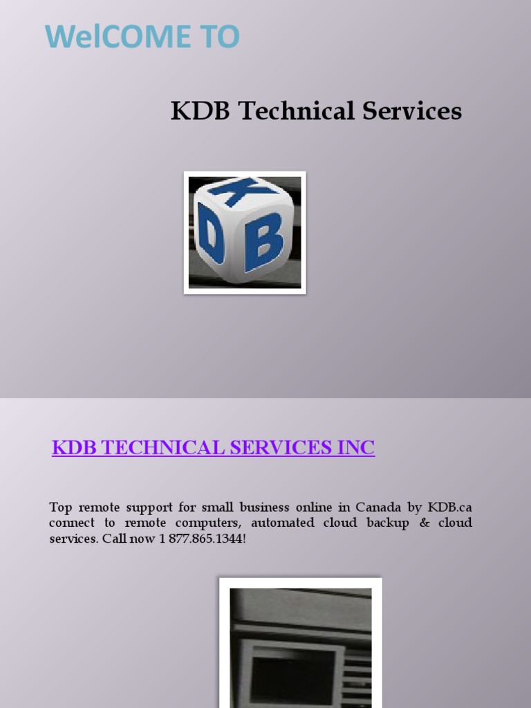 Remote IT Support - KDB - Ca | PDF