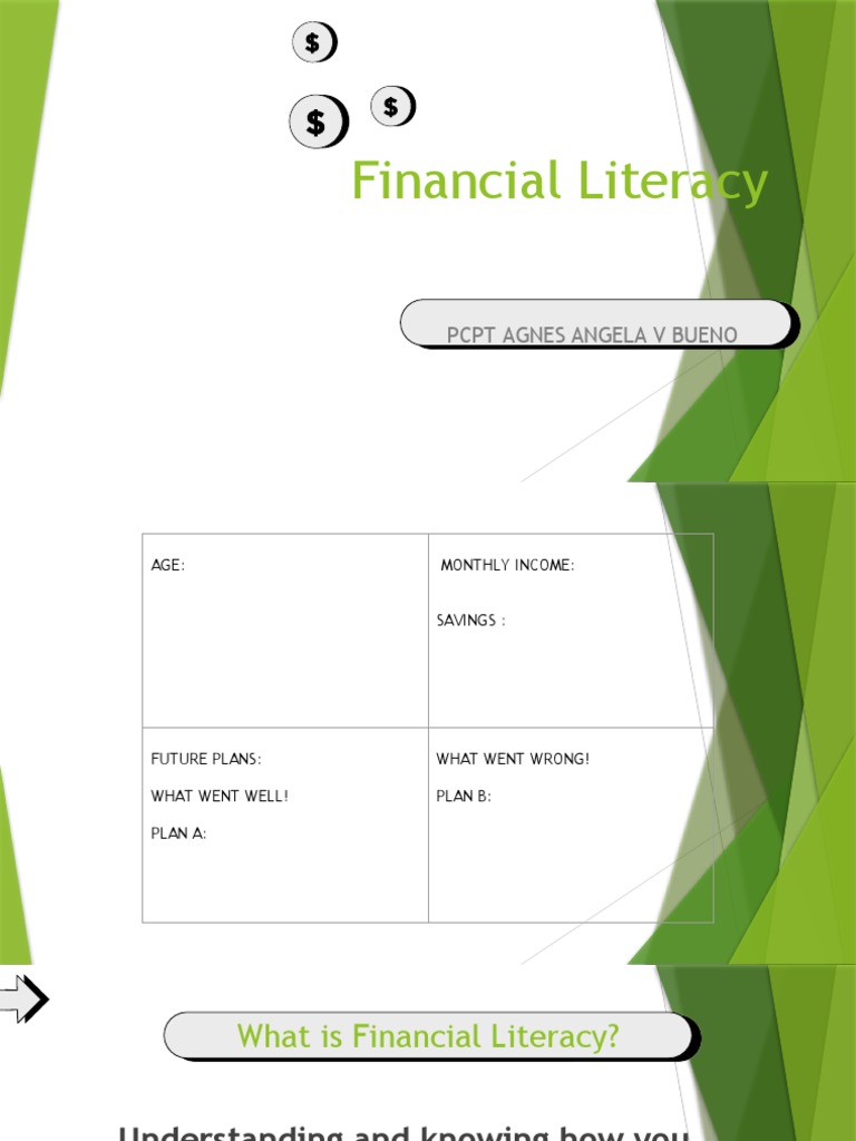 Financial Literacy Strategies for Success | PDF | Wealth | Expense