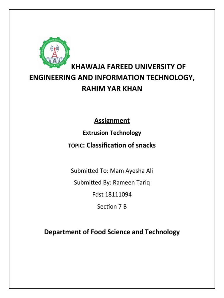 Classification of Snack Generations | PDF