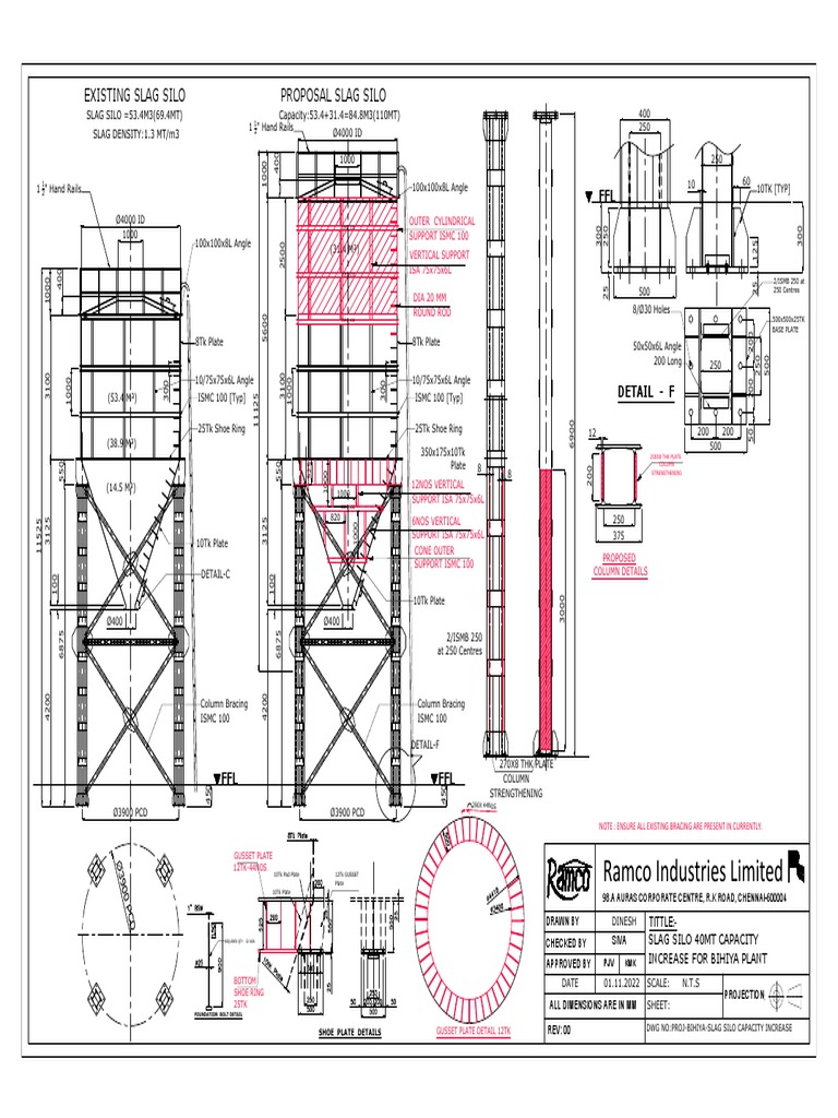 Slag Silo Capacity Increase Proposal | PDF