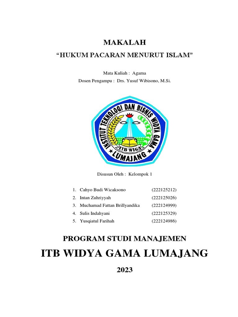 Hukum Pacaran Dalam Islam | PDF