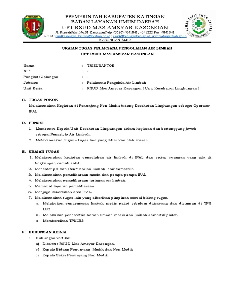 Uraian Tugas Tri Susanto 2022 | PDF