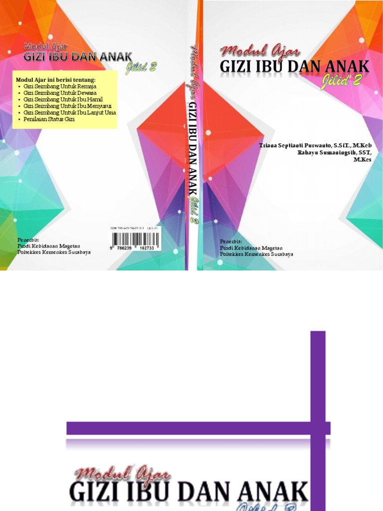 Modul Ajar Gizi Ibu Dan Anak Jilid 2 With BAR ISBN1 | PDF