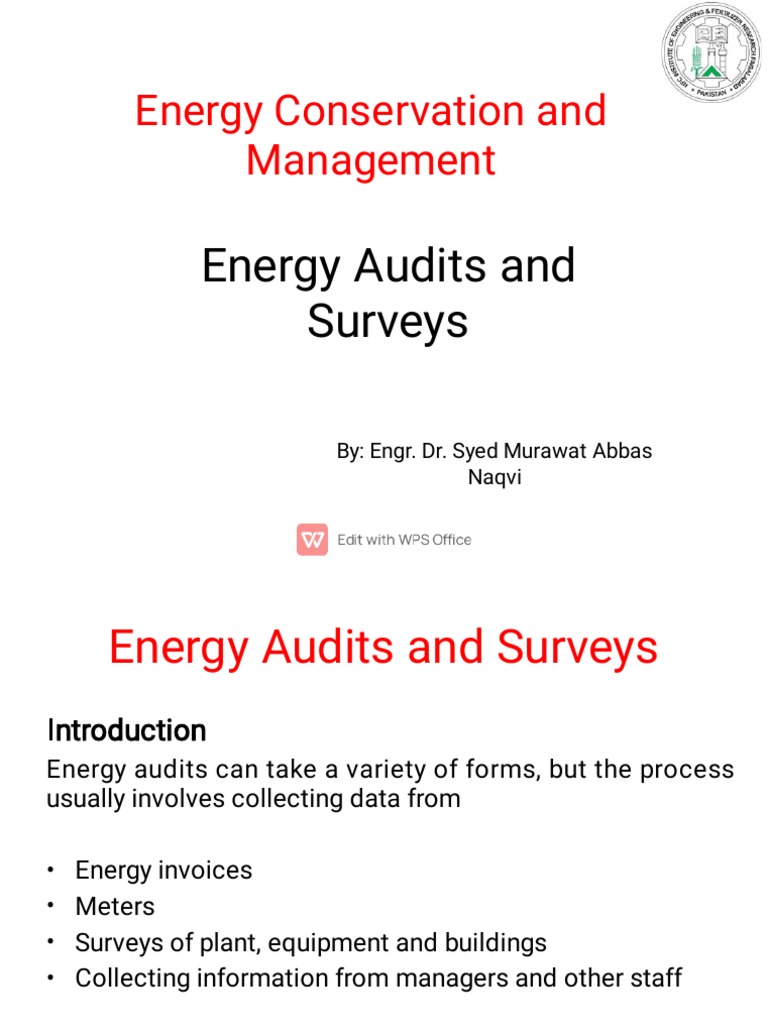 Types of Energy Audits Explained | PDF | Audit | Cogeneration
