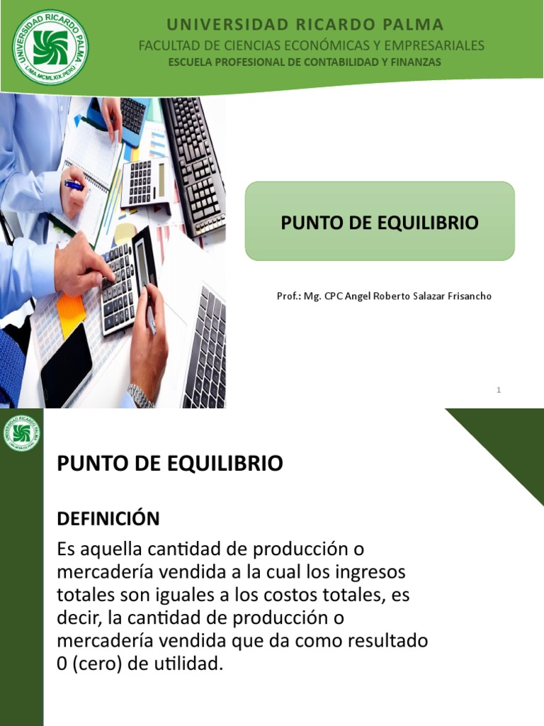 10 - Punto de Equilibrio | PDF | Business | Ciencias económicas