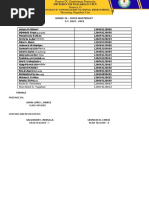 Grade 10 Completers List SY 2022-2023 | PDF