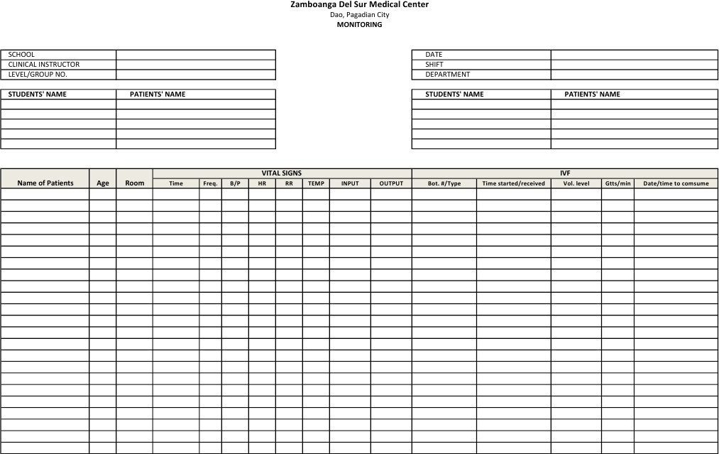 Vs Monitoring | PDF | Wellness | Lifestyle