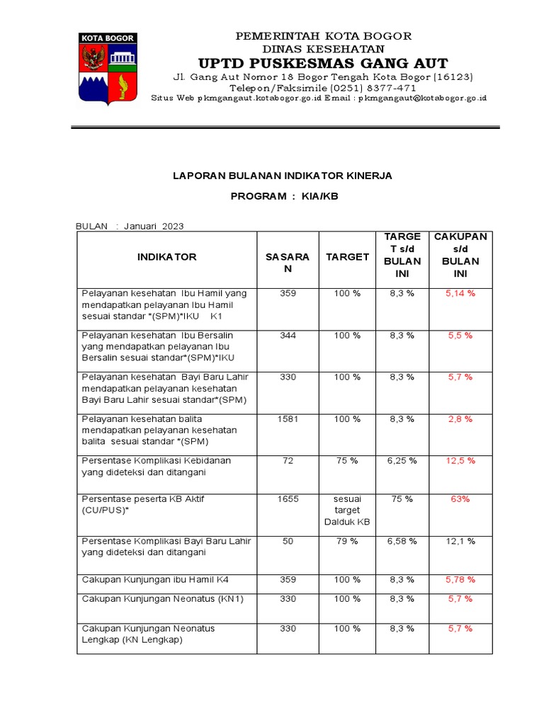 Indikator Kia 2023 | PDF