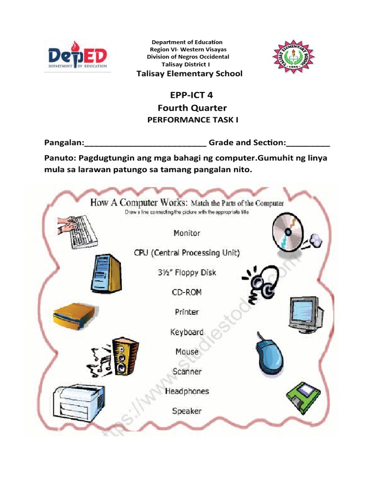 Epp 4q Performance Task 1 | PDF