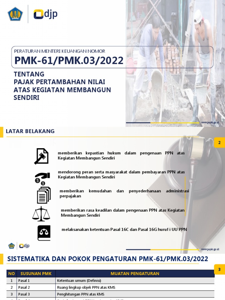 PMK 61 2022 PPN Atas Kms | PDF