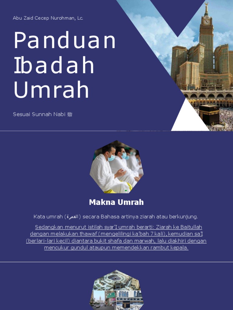 Panduan Umrah Sesuai Sunnah Nabi | PDF