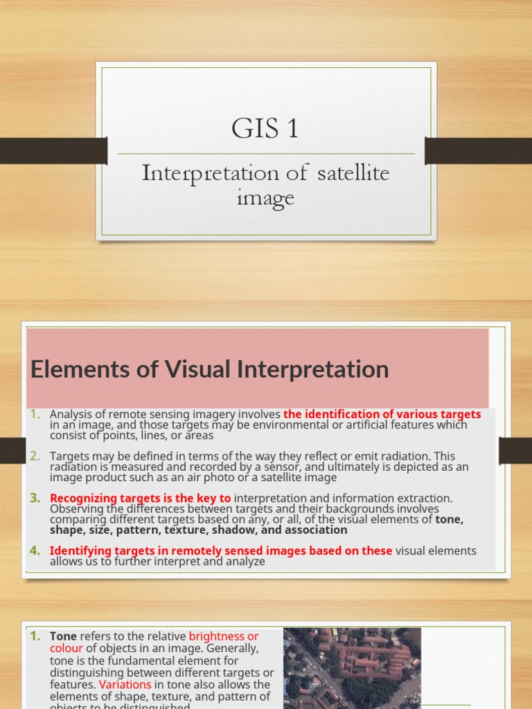 Elements of Satellite Image Interpretation | PDF | Remote Sensing ...