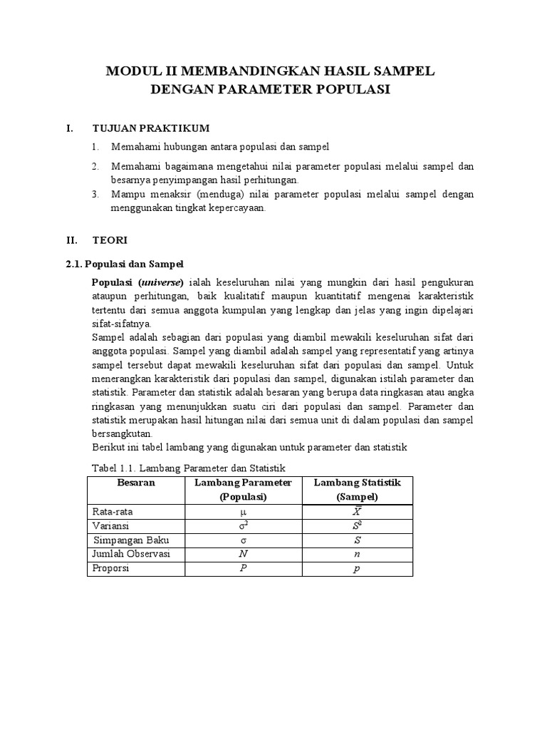 Modul 2 Praktik Statistika | PDF