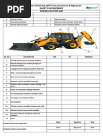 Compactor Daily Inspection Checklist | PDF