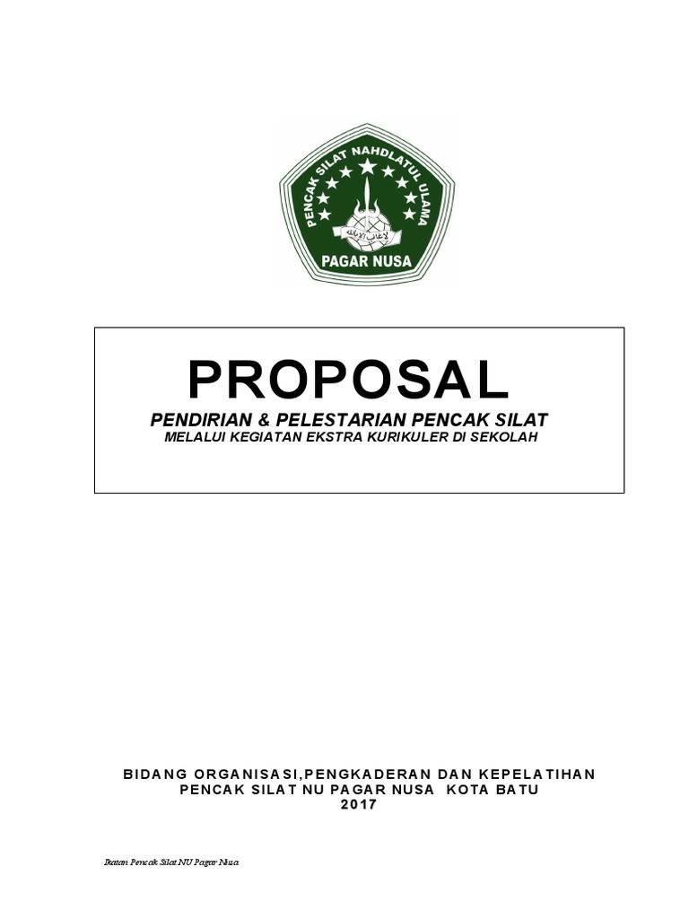 Proposal Pengajuan | PDF
