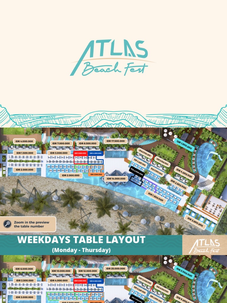 ABF - TABLE LAYOUT Weekday & Weekend | PDF