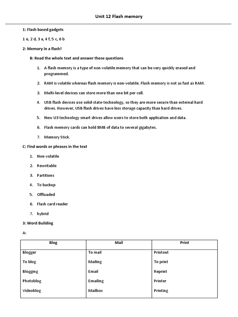 Understanding Flash Memory | PDF | Usb Flash Drive | Flash Memory