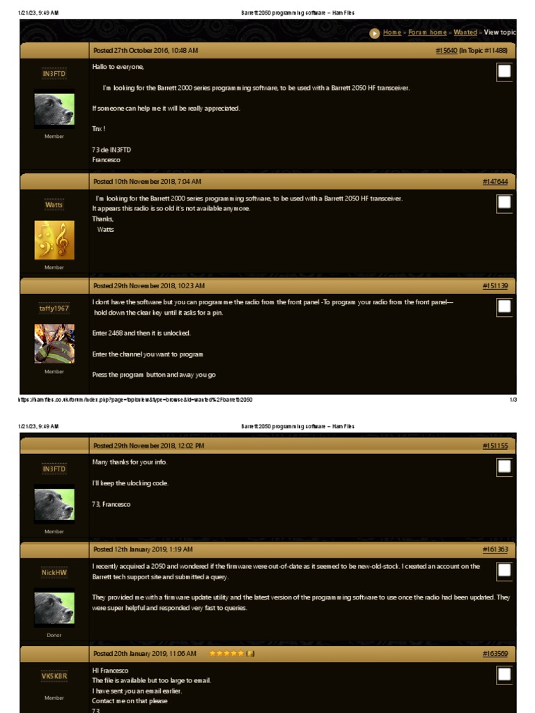 Obtaining Programming Software and Cable Pinout Information for the ...