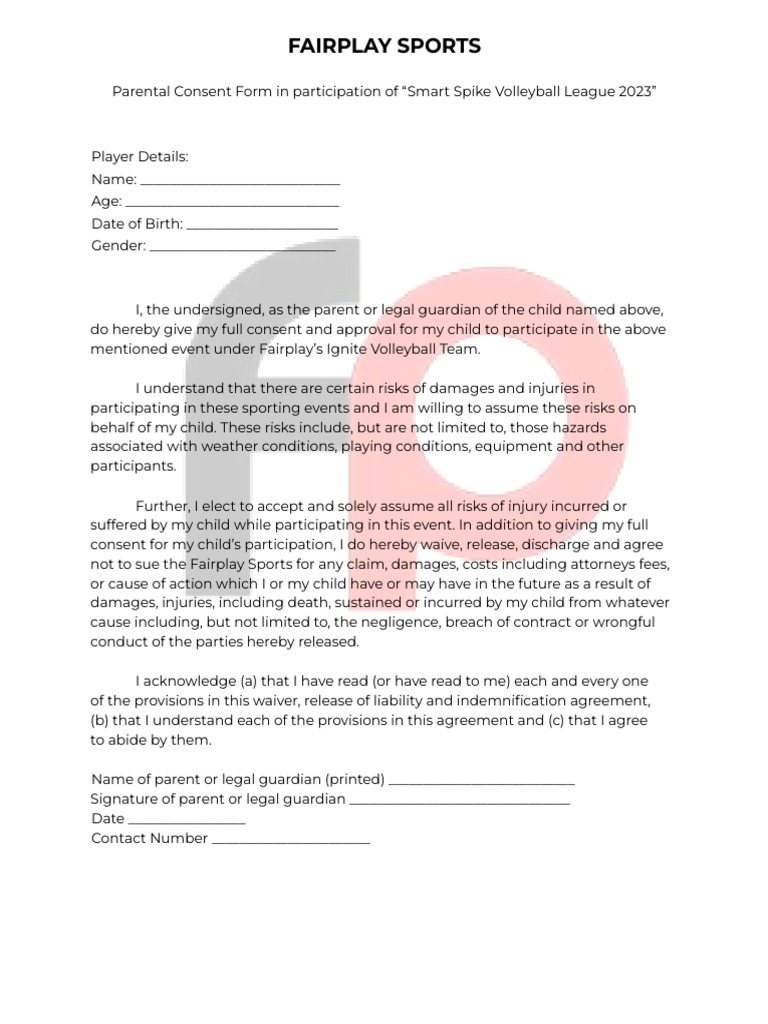 Smart Spike Consent Form 1 | PDF | Damages | Indemnity