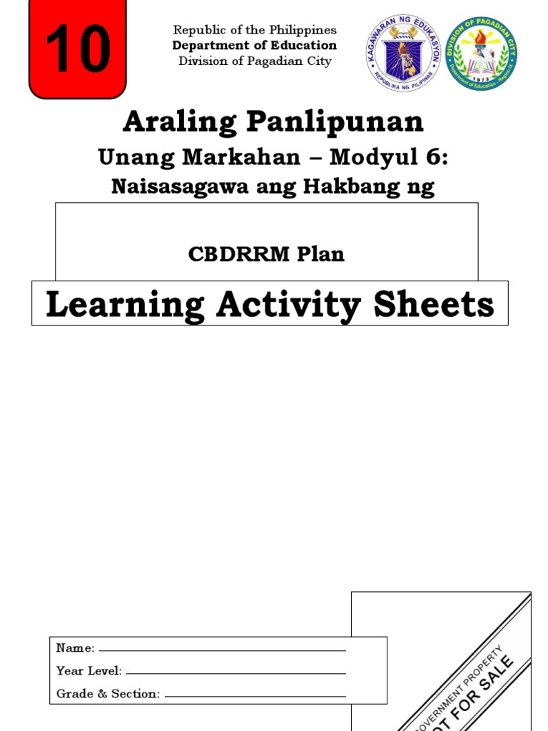 Araling Panlipunan M6 - COVER | PDF