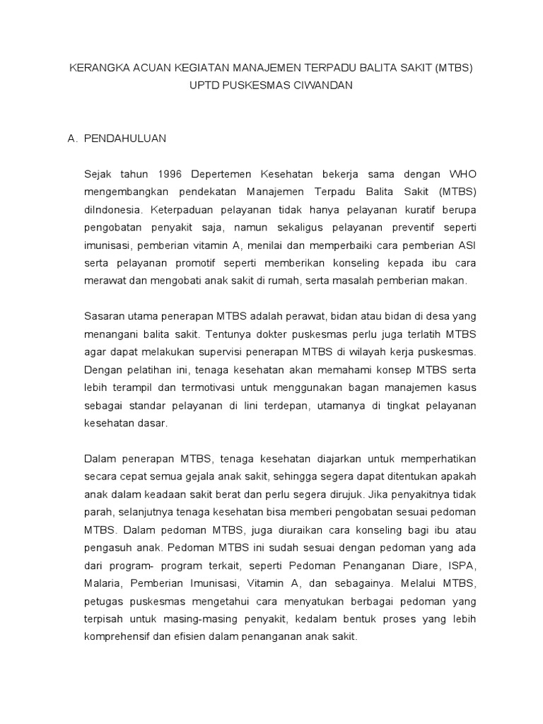 Kak MTBS 2022 | PDF