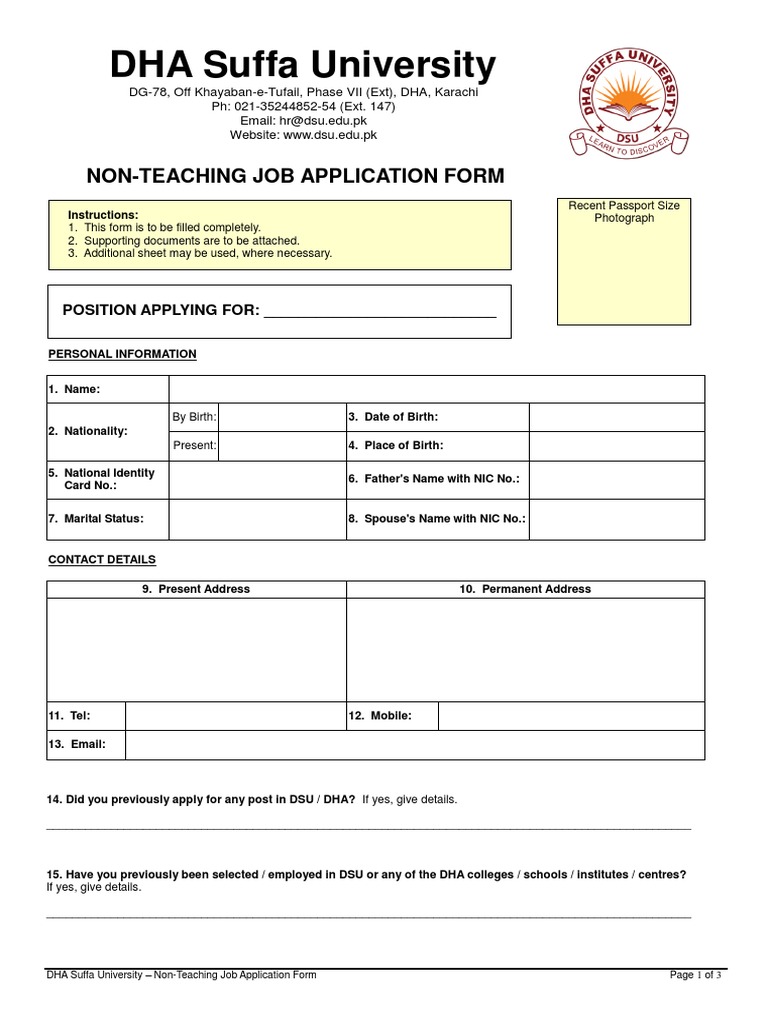 Nts Form 2018 | PDF