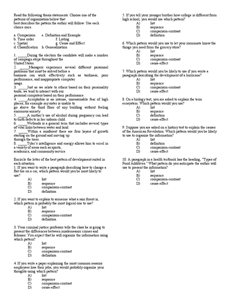 RWS Worksheet 2 | PDF