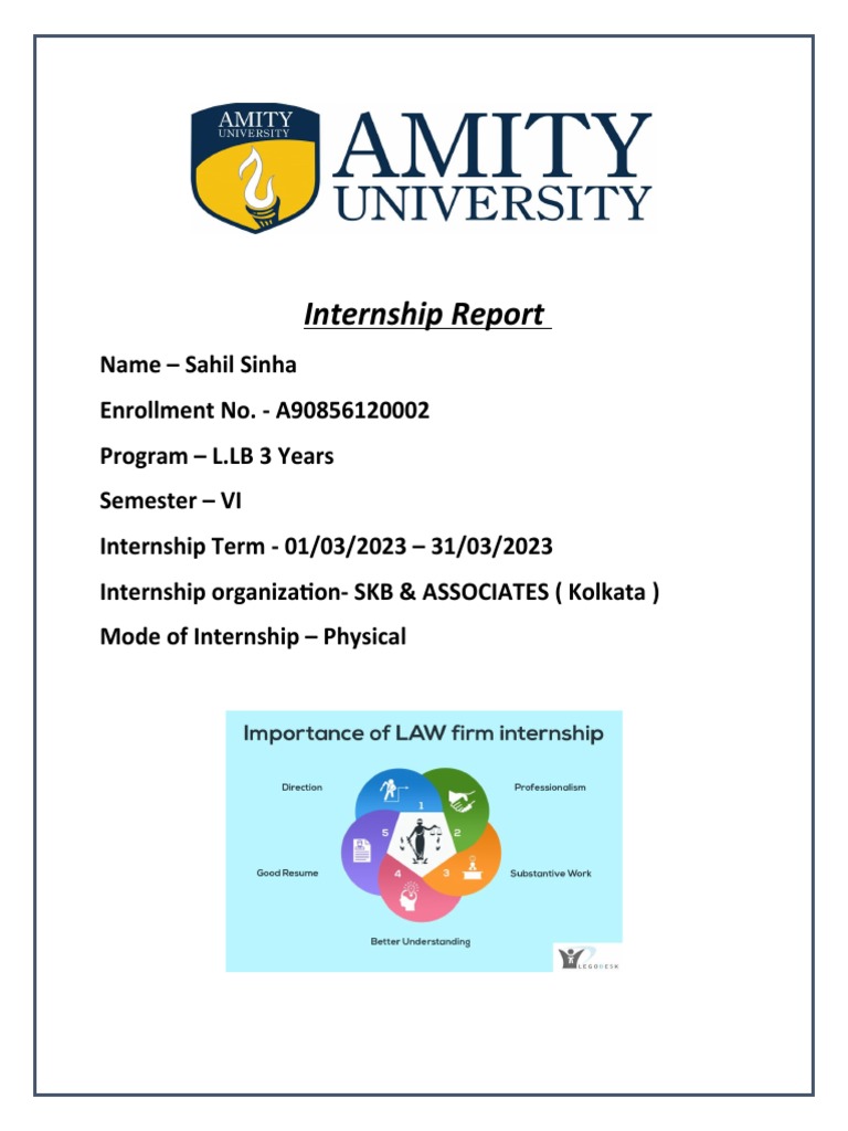 Internship Final Report | PDF | Job Hunting | Internship
