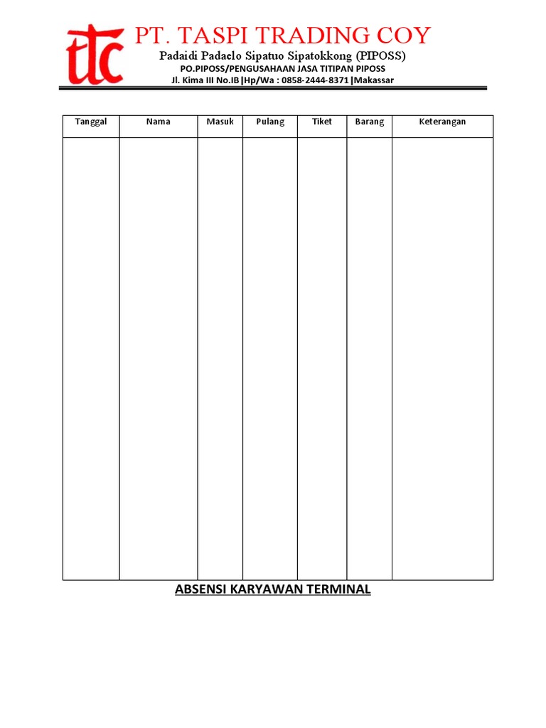 0000 - Absen Manual | PDF