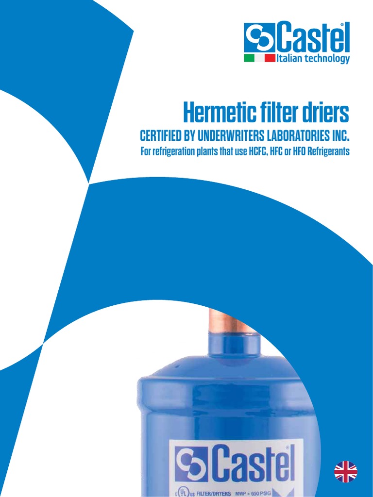 CASTEL Brochure Hermetic Filters DF Filters - EN | PDF