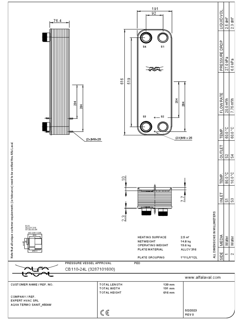CB110-24L Drawing | PDF