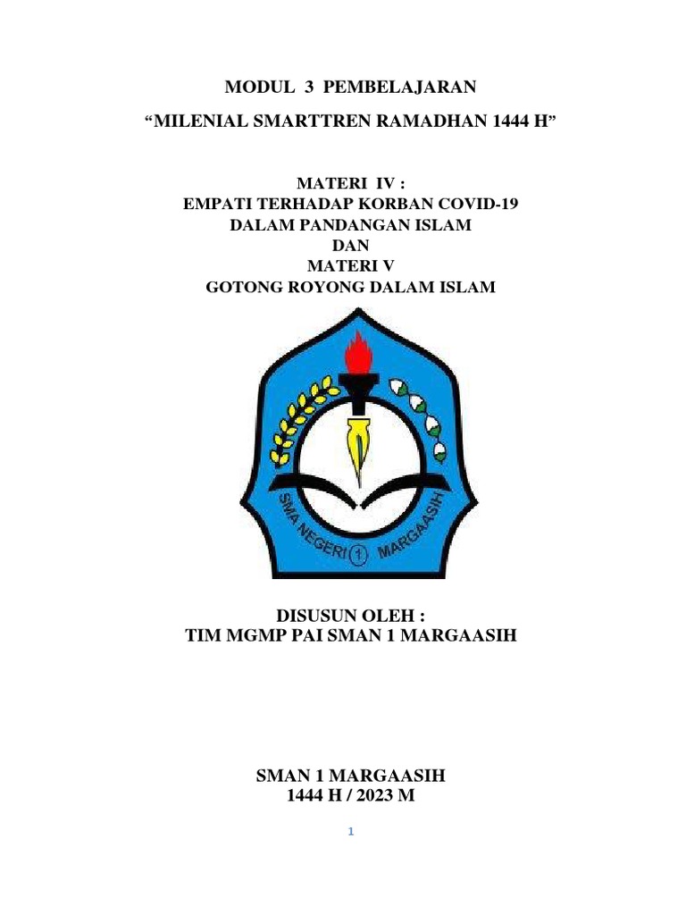 MODUL-3 (Materi 4 & 5) SMARTTREN RAMADHAN 1444 H | PDF