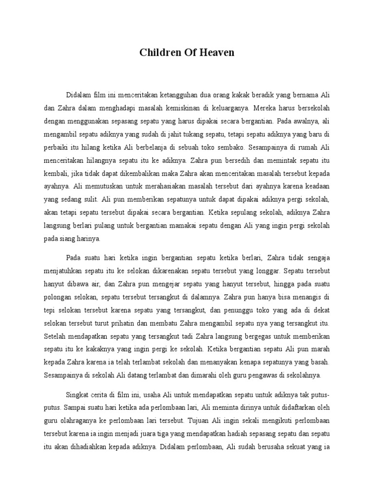 Children of Heaven | PDF