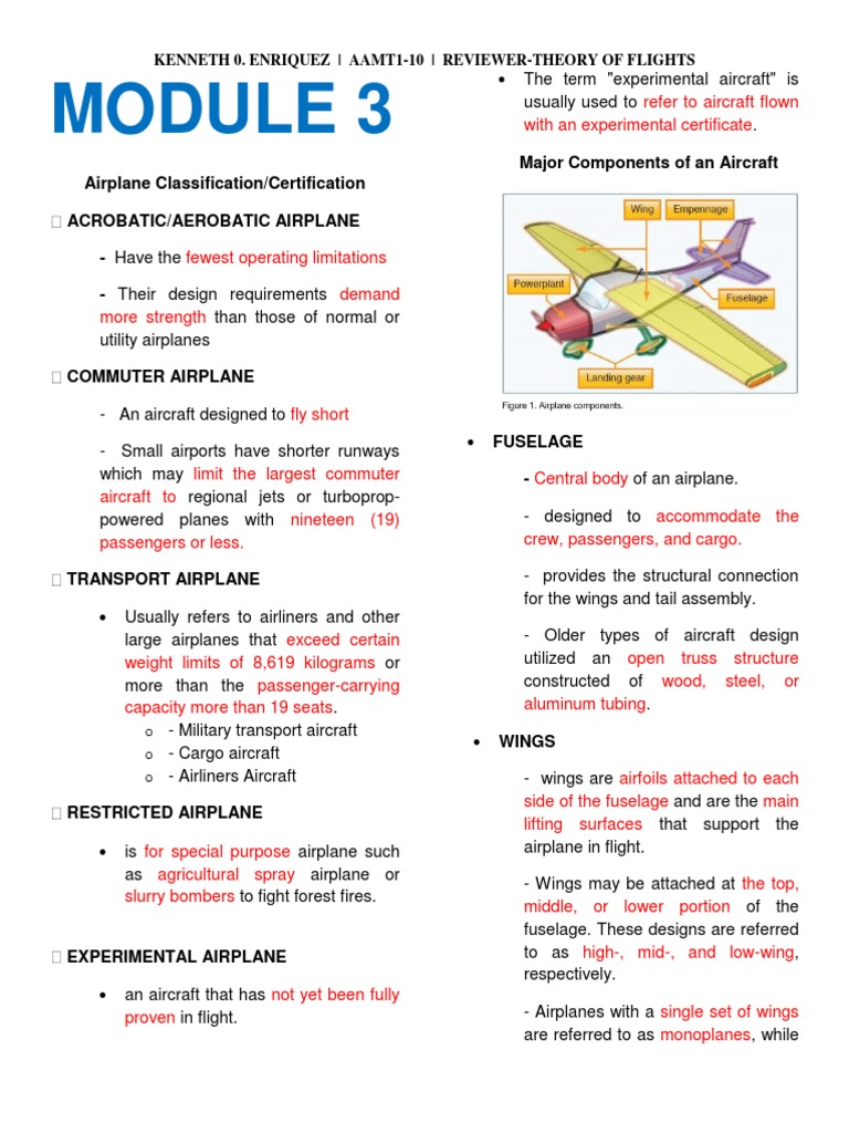 AMT 1102 - PRELIMS REVIEWER (MODULE 3 TO 5) | PDF