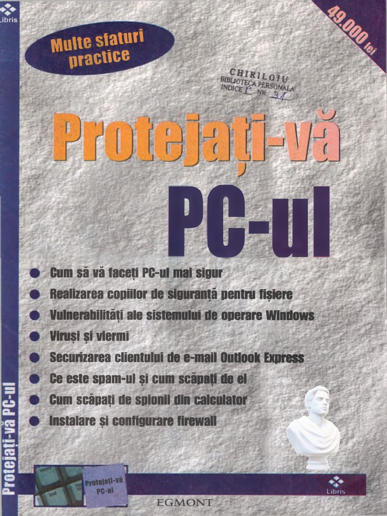 Protejati-Va PC-ul | PDF Protejati-Va PC-ul | PDF