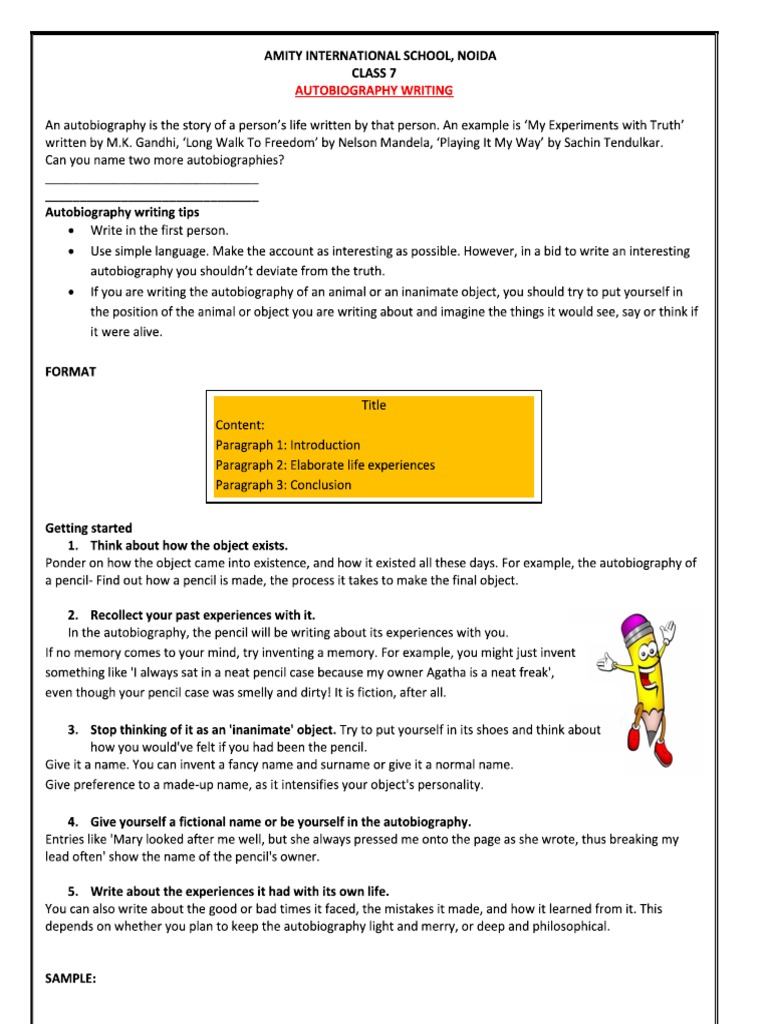 Amity Eng Auto Bio | PDF
