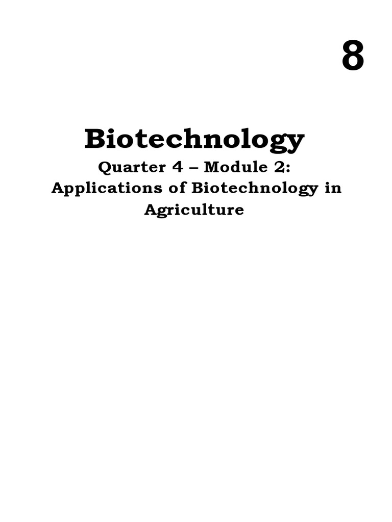 Q4 Module 2 Biotech | PDF