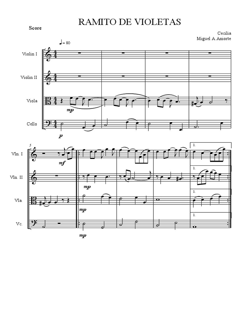 Arreglo RAMITO DE VIOLETAS | PDF