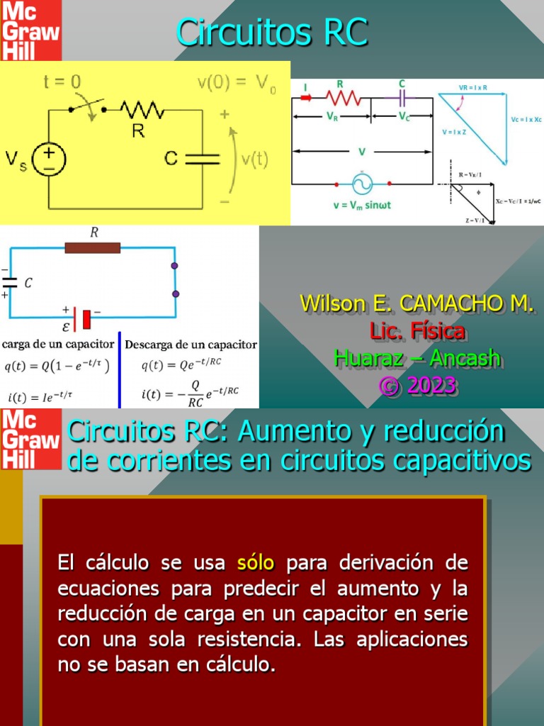 32b Circuitos RC | PDF | Condensador | Red eléctrica
